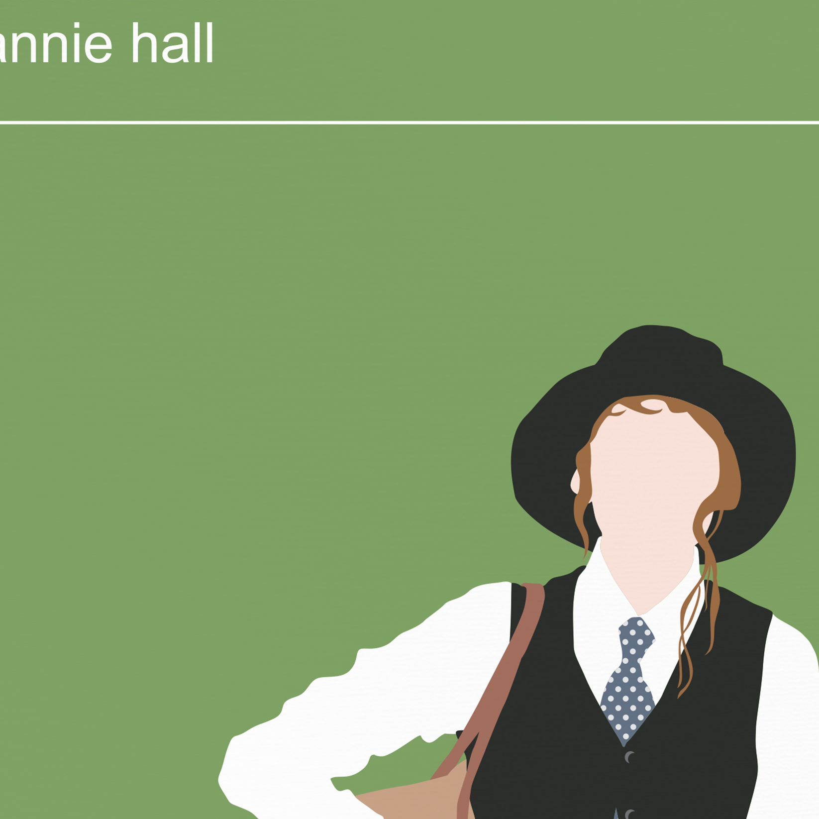 Annie Hall movie poster, Diane Keaton Style, Woody Allen