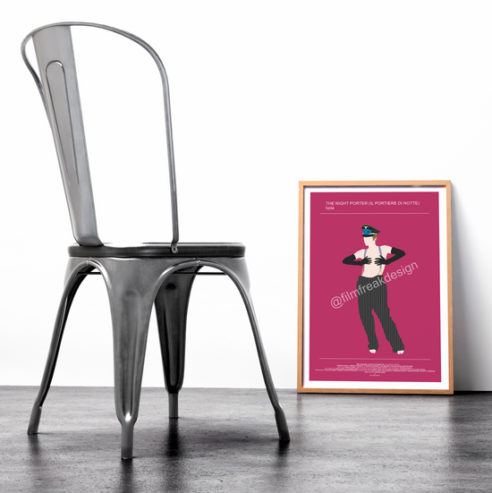 New Item! The Night Porter movie poster, Charlotte Rampling as Lucia