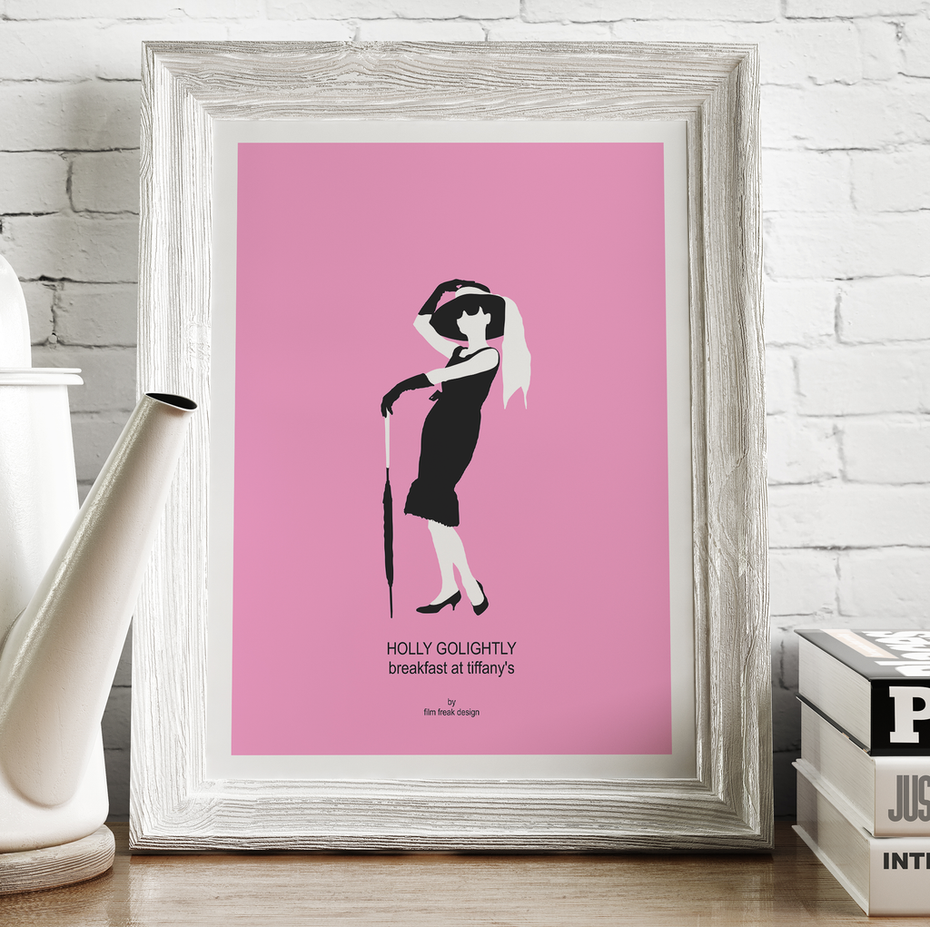 Breakfast At Tiffanys Poster Pink